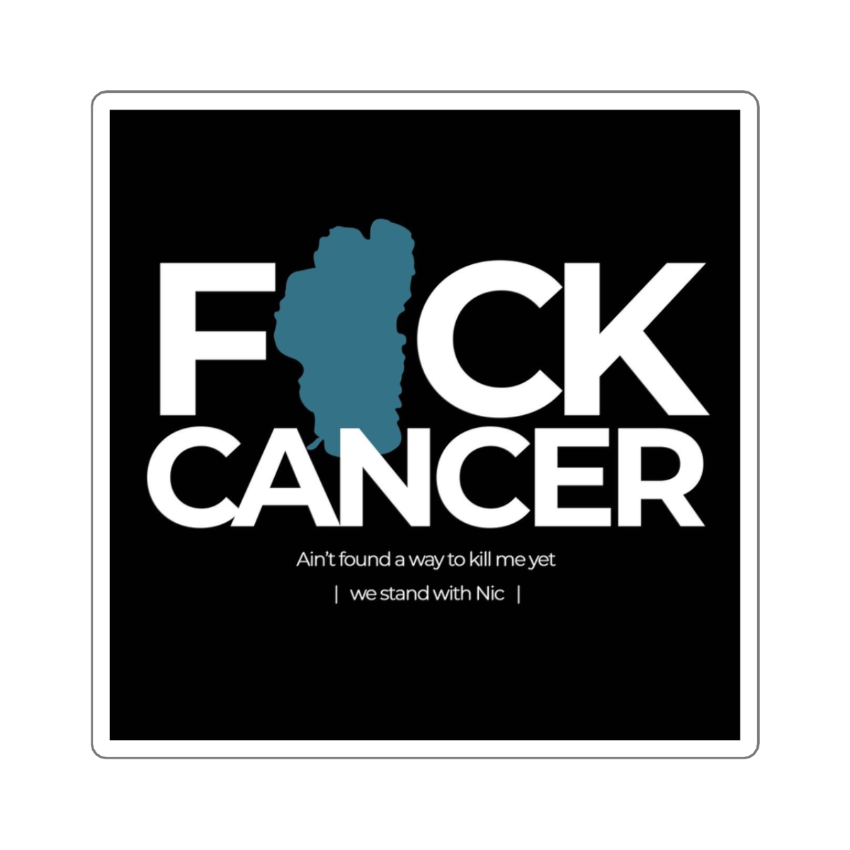F Cancer | Sticker - Travel Tahoe
